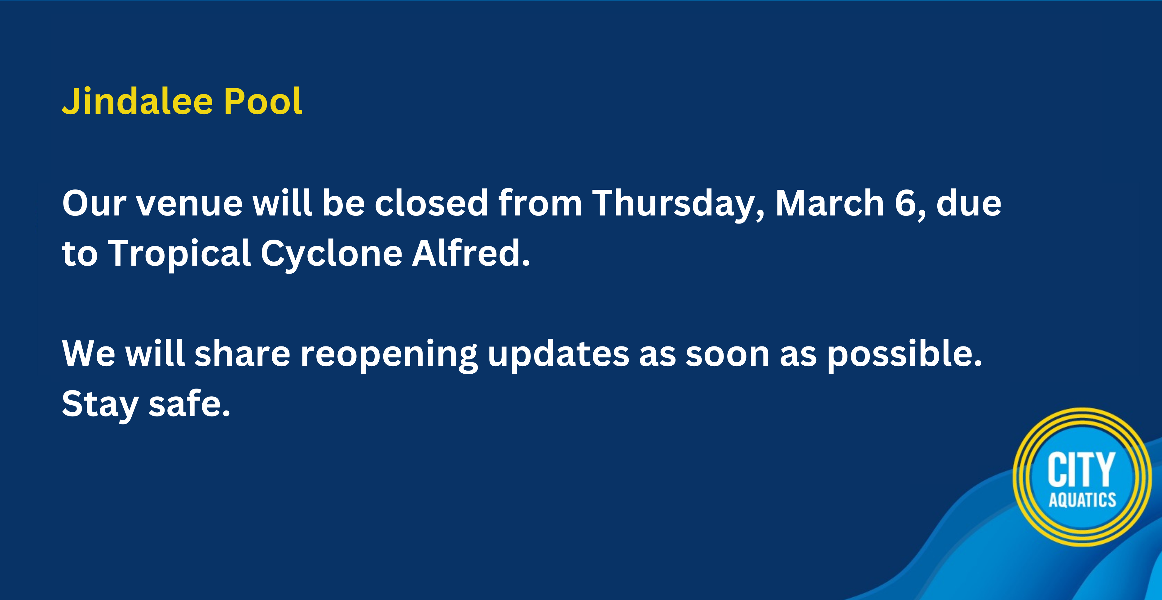 City | Jindalee Pool